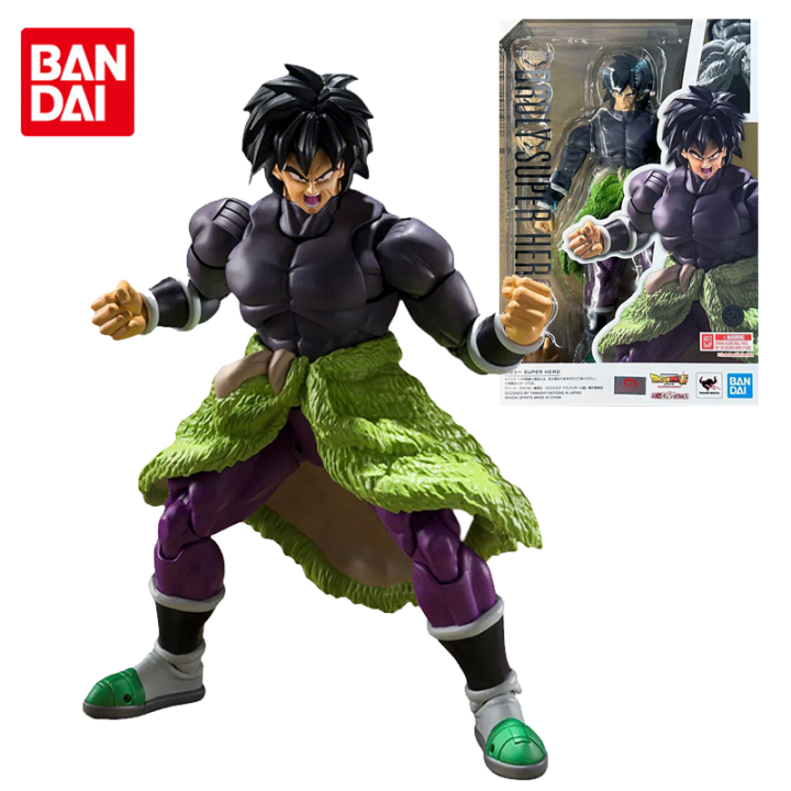 Bandai Original SHF SUPER SUPER HERO Broly Anime Action Figure Toys For ...