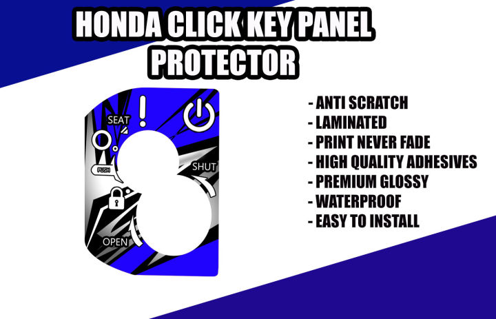 Honda Click 125 v1 /v2 key panel protector . | Lazada PH