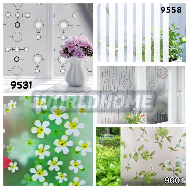 Sticker kaca / Stiker Kaca Film Jendela Rumah Stiker Kaca Ukuran ...