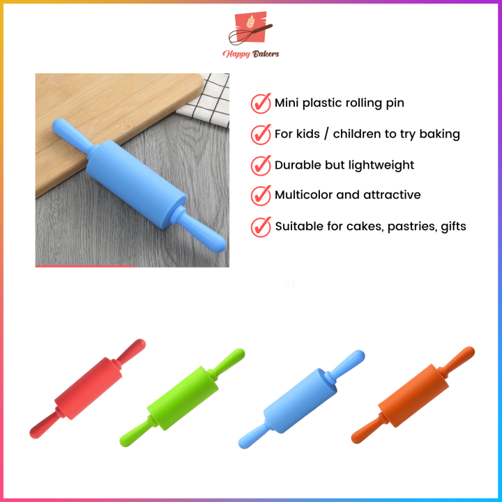 Mini Rolling Pin | Lightweight Durable | For Kids Children To Learn ...