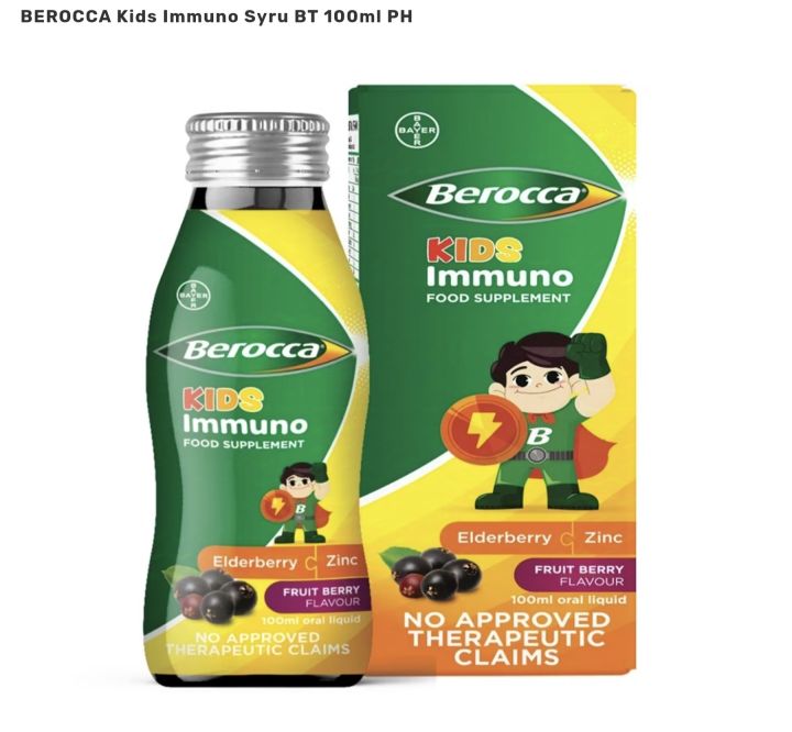Berocca Immuno Kid Syrup 100 ml | Lazada PH