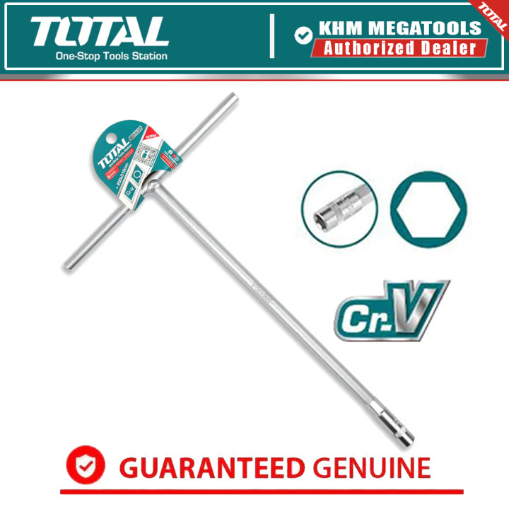 Total T-Handle Socket Wrench ( 8mm , 10mm , 12mm ) •khm megatools ...