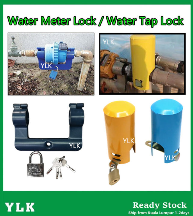YLK METAL OUTDOOR SECURITY ANTI THEFT WATER TAP METER LOCK WITH PAD ...