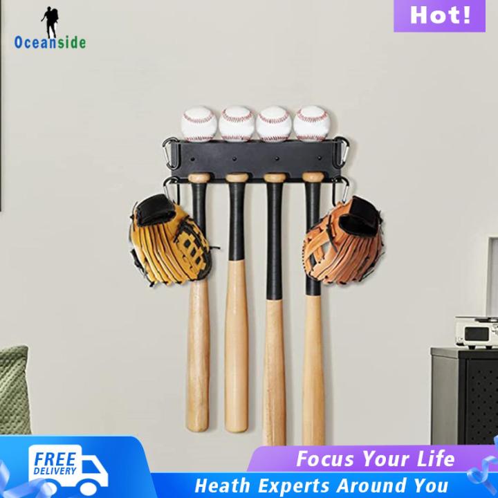 Oceanside Baseball Bat Display Holder Baseball Bat Installation Wall ...