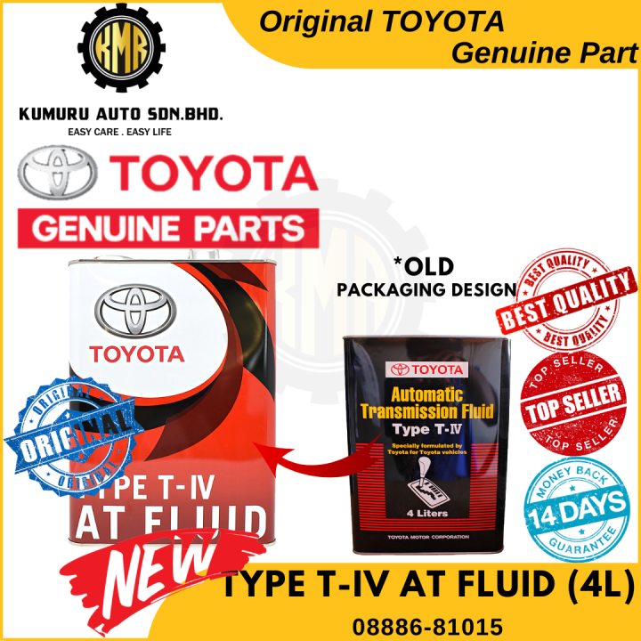 Original Toyota Type T-VI AT Fluid ATF Oil Auto Transmission Oil 4L ...