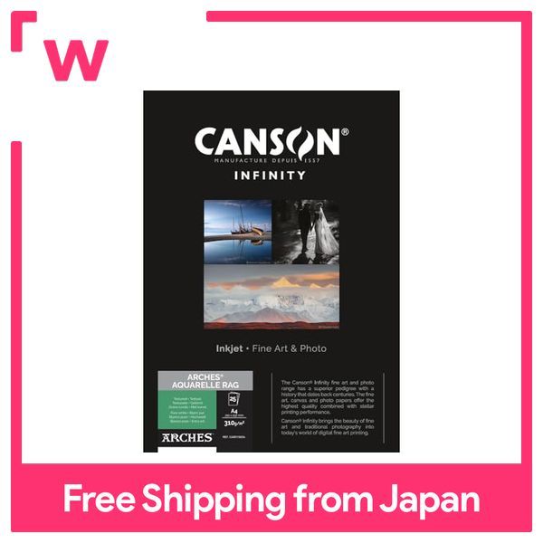 Canson Photo Paper Infinity Archequarelle Rag A4 25 sheets 400110654 ...