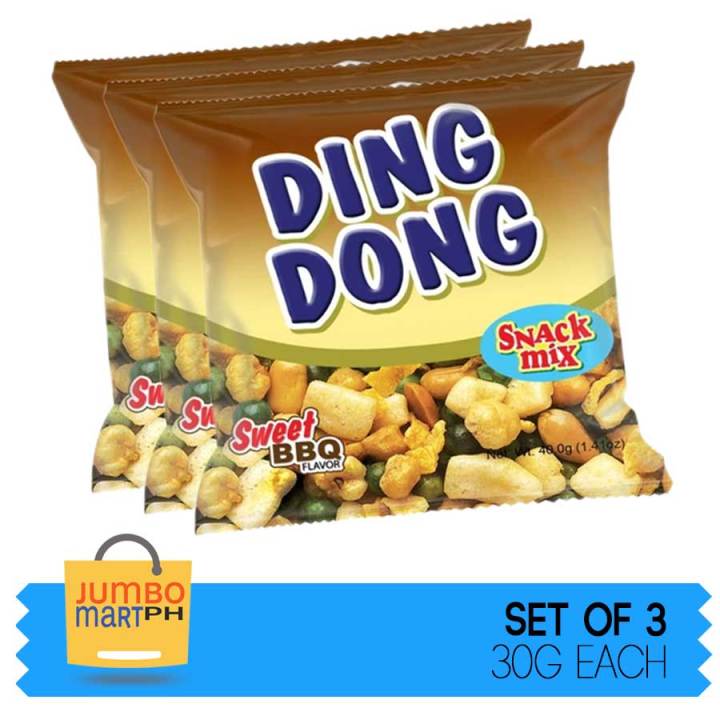 DING DONG SNACK MIX SWEET BBQ 30G / SET OF 3 | Lazada PH