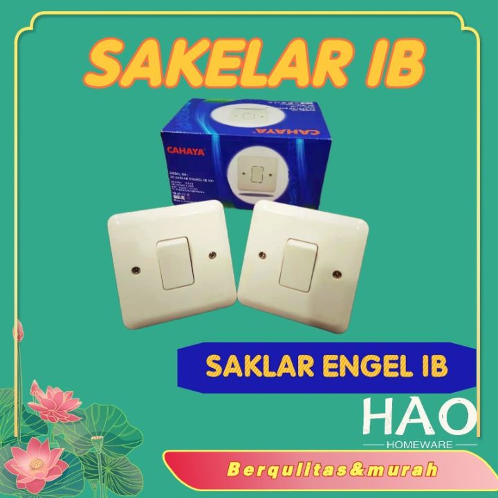 SAKELAR IB MEREK CAHAYA/SAKELAR ENGKEL CREAM SC-101 | Lazada Indonesia