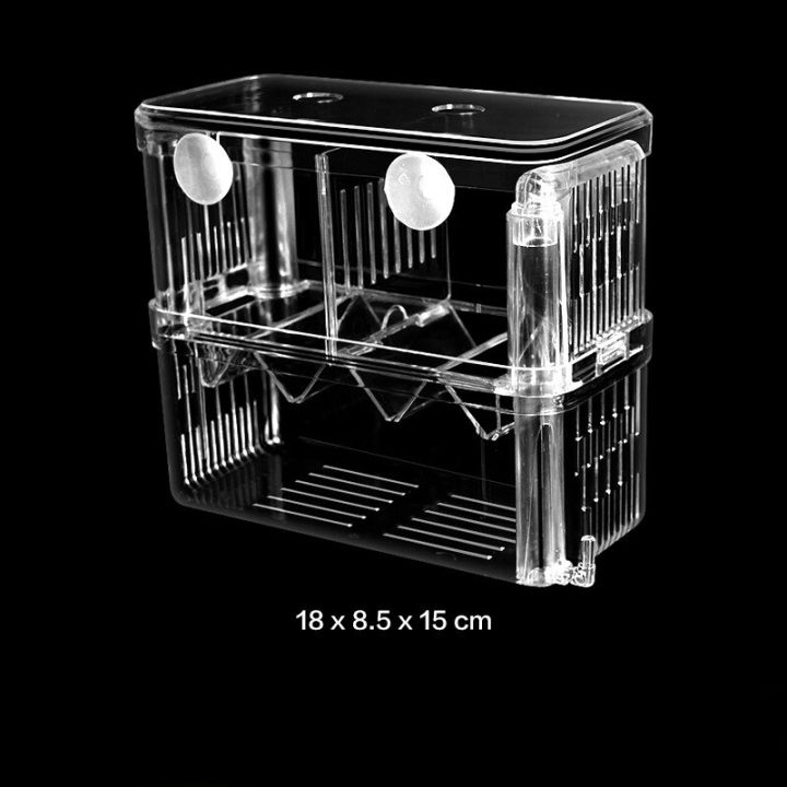 【HATELI】Aquarium Tanks Aquarium Isolation Box Fighting Fish Hatching ...