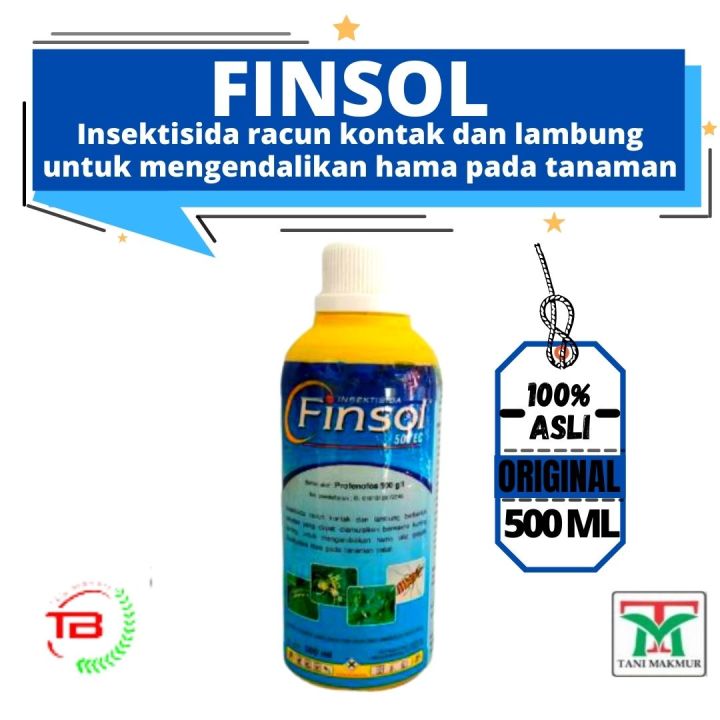 Finsol Kemasan 500ML Insektisida Pembas,i Hama Serangga Ulat Dan Kutu ORIGINAL | Lazada Indonesia