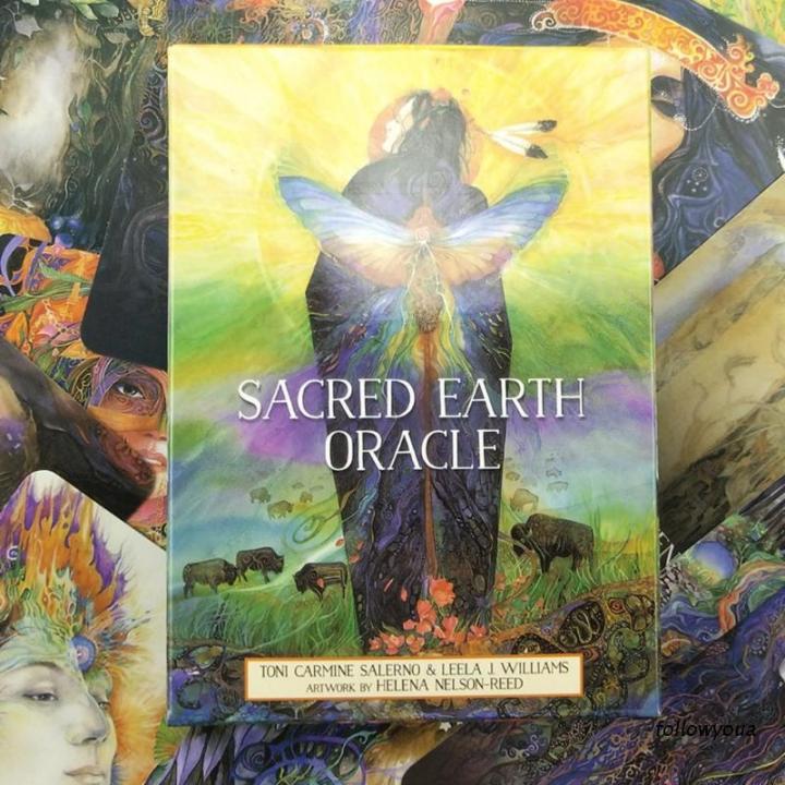 Sacred Earth Oracle Card English Version 45-Card Deck Tarot Divination ...