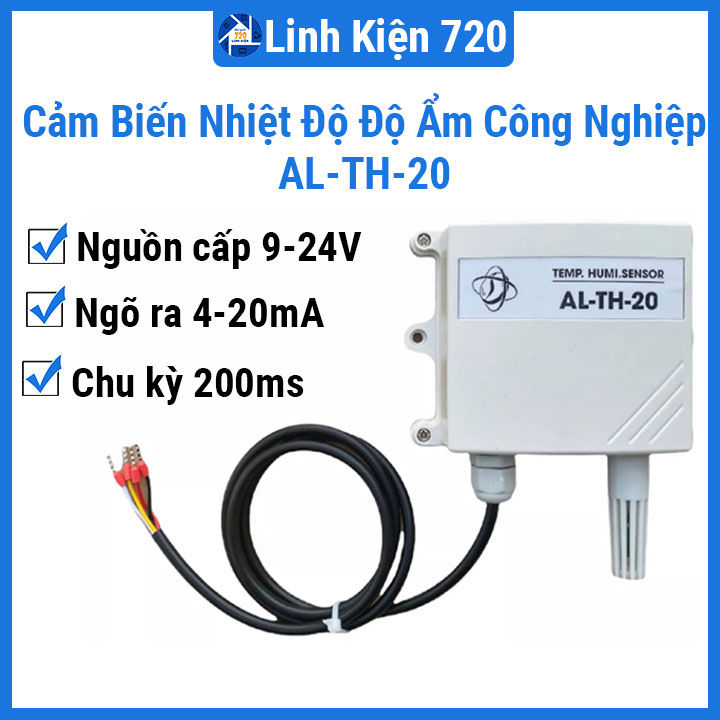 Cảm biến nhiệt độ độ ẩm công nghiệp AL-TH-20 ngõ ra 4-20mA | Lazada.vn