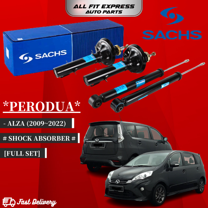 SACHS PERODUA ALZA (2009~2022) SHOCK ABSORBER FRONT (DEPAN) / REAR ...