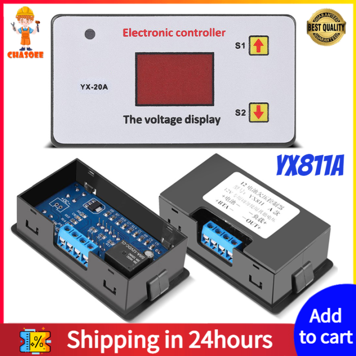 12V Battery Low Voltage Cut off Automatic Switch On Protection ...
