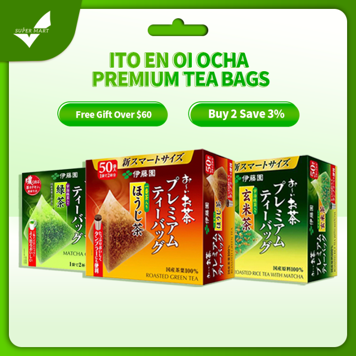【Japan Import】ITO EN Oi Ocha Japan Premium Genmaicha & Matcha & Hojicha ...