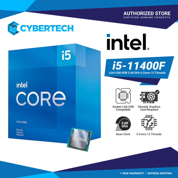 Intel Core i5-11400F Desktop Processor 6 Cores Up To 4.4 Ghz Lga1200 ...