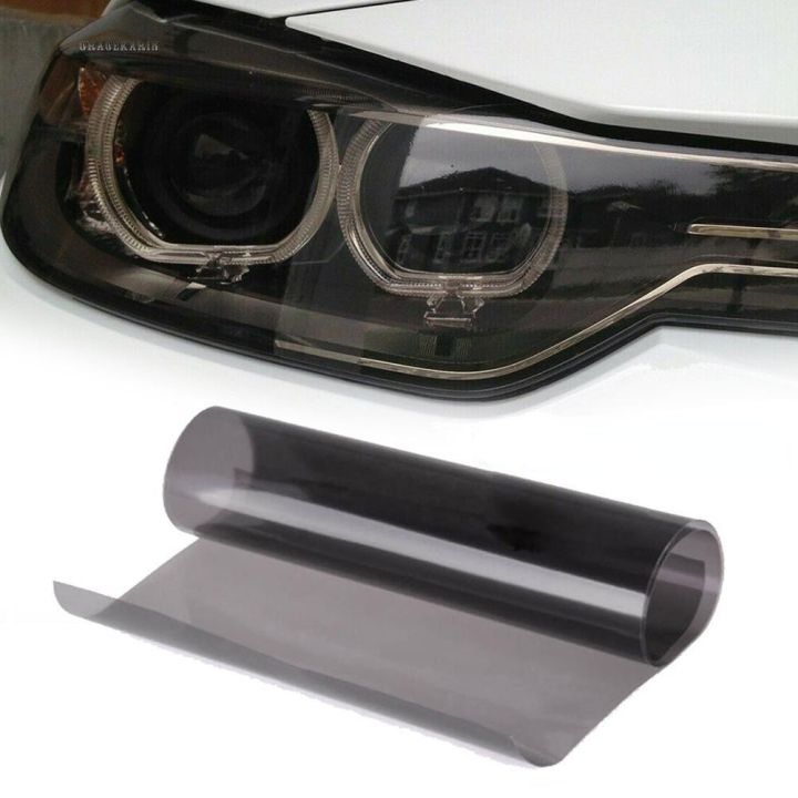 30x 100cm 1 Roll Gloss Lights Smoke Vinyl Film Tint Headlight Taillight ...