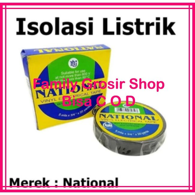 Isolasi Listrik National Isolasi Listrik GoldTape (Alat Listrik ...