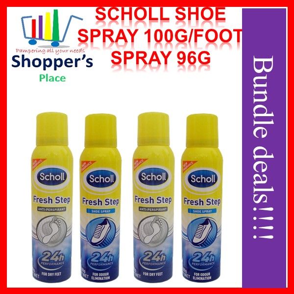 Scholl shoe spray 100g/foot spray 96g | Lazada Singapore