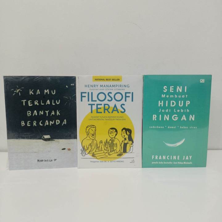 Paket 3 Buku Seni Hidup Jadi Lebih Ringan - Filosofi Teras - Kamu ...