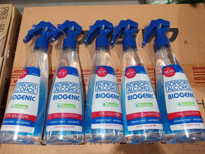 Biogenic Alcohol Spray 330 ml ( 5 PCS PROMO PACK ) ! | Lazada PH