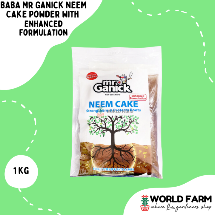 BABA Mr Ganick Neem Cake Powder (1Kg) , Organic Pest Repellent with ...