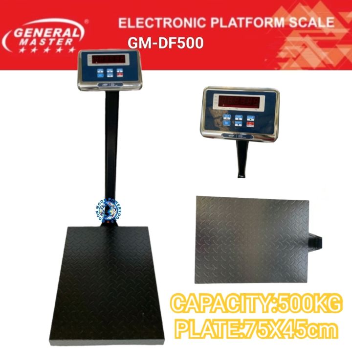 General Master 500kg Digital Weighing Scale | Electronic Platform Scale ...