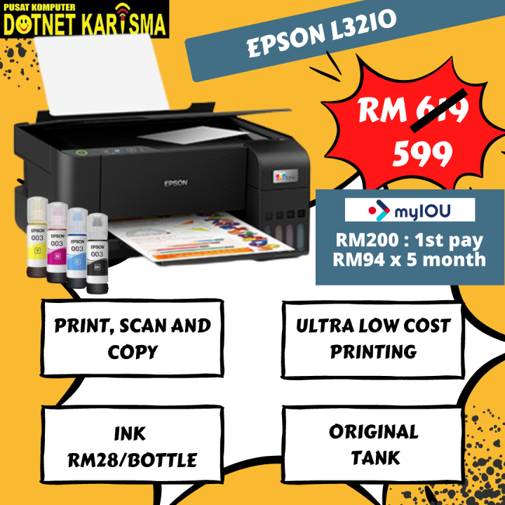 EPSON L3210 Printer | Lazada