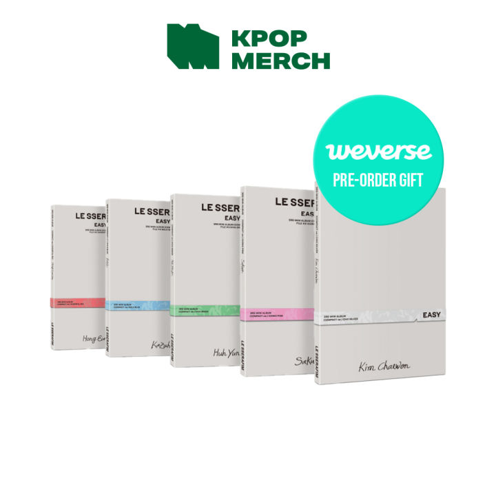 [+Weverse Gift] LE SSERAFIM - 3rd Mini Album [ EASY ] Compact ver. | Lazada