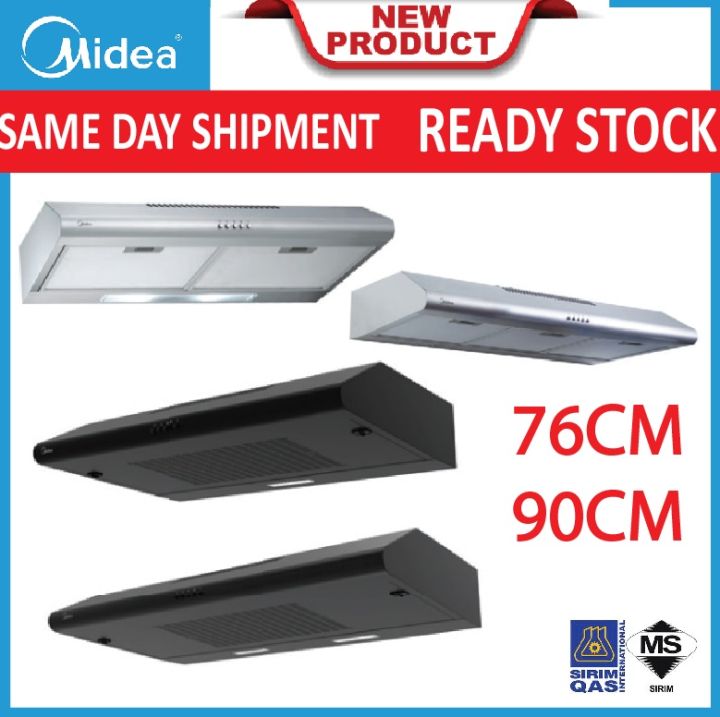 Midea Stainless Steel Cooker Hood MHS-S430/MCH-76MSS/MCH-90F49SS 76cm ...
