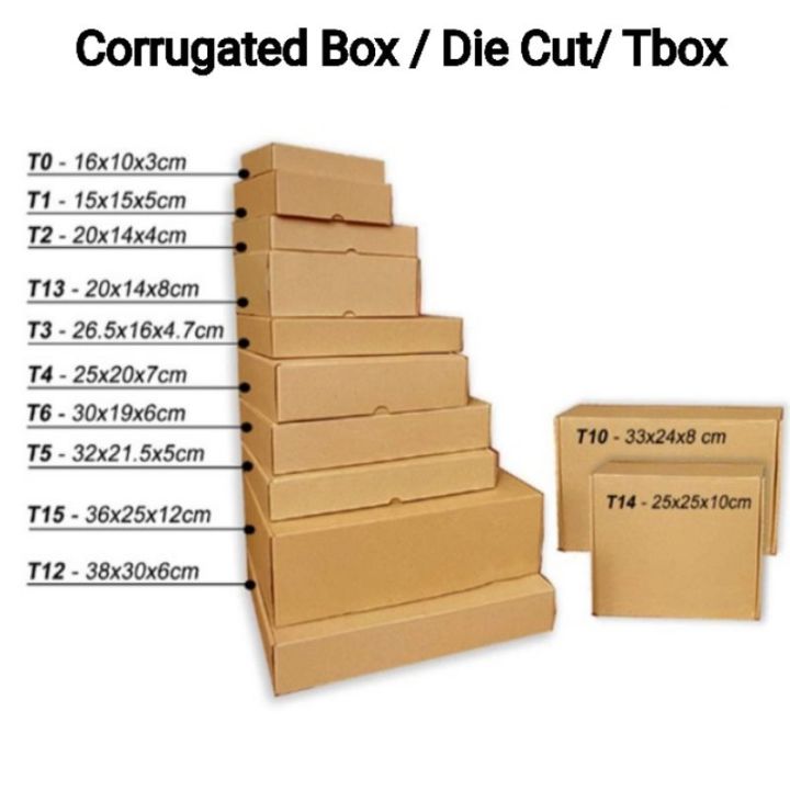 Corrugated Box/ Carton/Kraft Mailer Box | Lazada PH