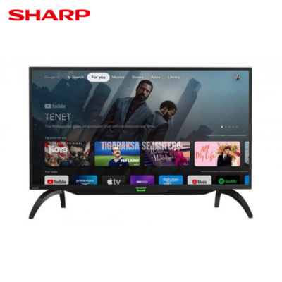 TV SHARP 2T C42EG1I FULL HD DIGITAL SMART GOOGLE TV LED 42 INCH | Lazada Indonesia