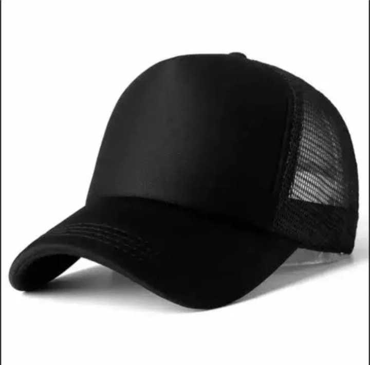 topi JARING HITAM POLOS pria wanita KEKINIAN | Lazada Indonesia