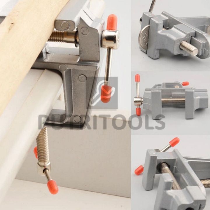 VICE CLAMP TABLE PORTABLE DRILL BOR JEPIT MEJA STAND HOLDER DUDUKAN ...