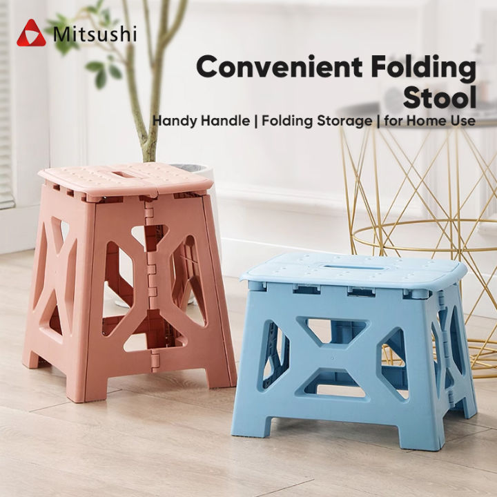 Mitsushi Premium Thick Portable Foldable Stool Mini Folding Chair ...
