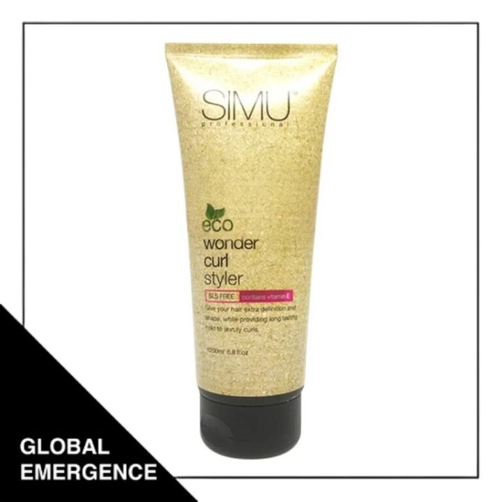 Simu Eco Wonder Curl Styler Professional Salon SLS Free 200ml | Lazada
