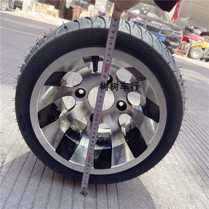 Aluminum wheel hub assembly of 205/30-10 inch road vacuum flat tire for ...