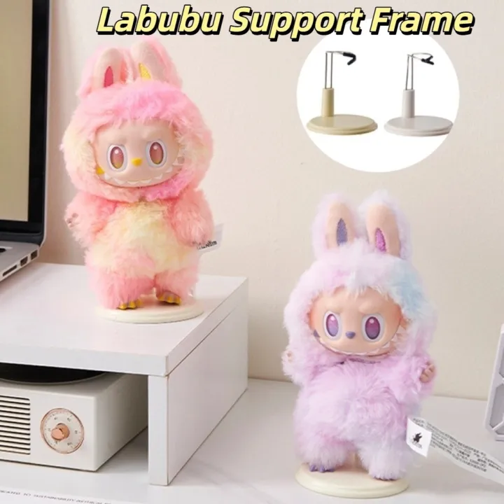 A4QUT 6pcs Metal Support Labubu Display Rack Display Prevent Tilting ...