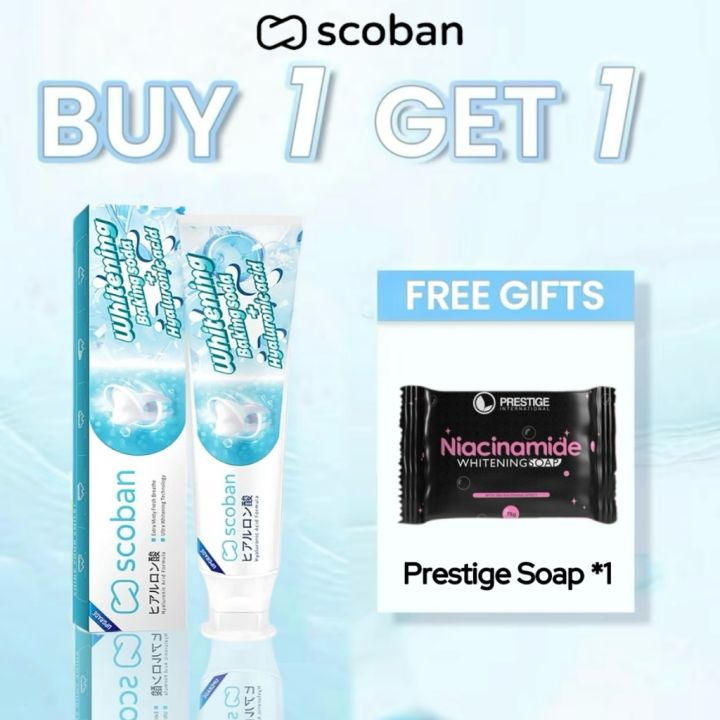 Scoban Teeth Buy 2 get 2 Whitening Toothpaste Peppermint Food Graded ...