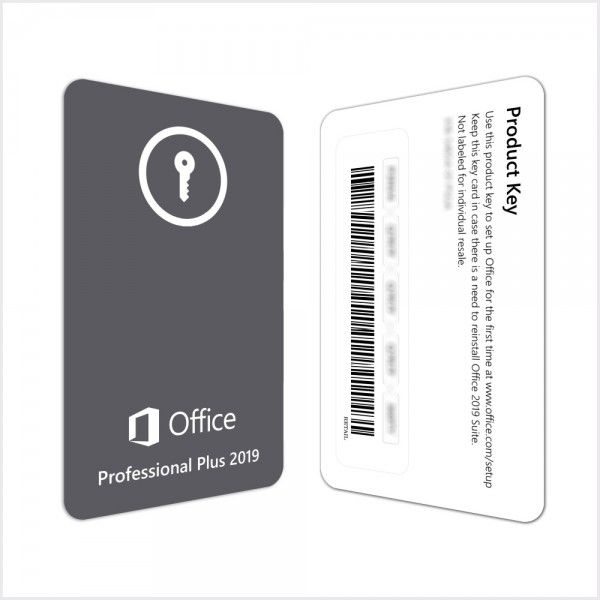 Microsoft Office Card Pro Plus 2019 สำหรับ PC เท่านั้น | Lazada.co.th