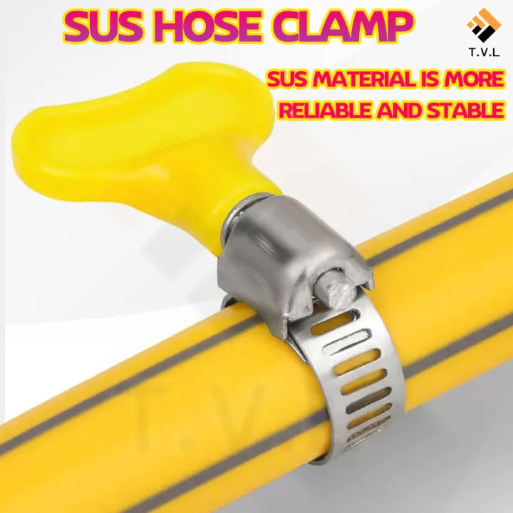 Stainless Hose Clamp Line Pipe Clip Sealing Powerful Pipe Clip Sus ...
