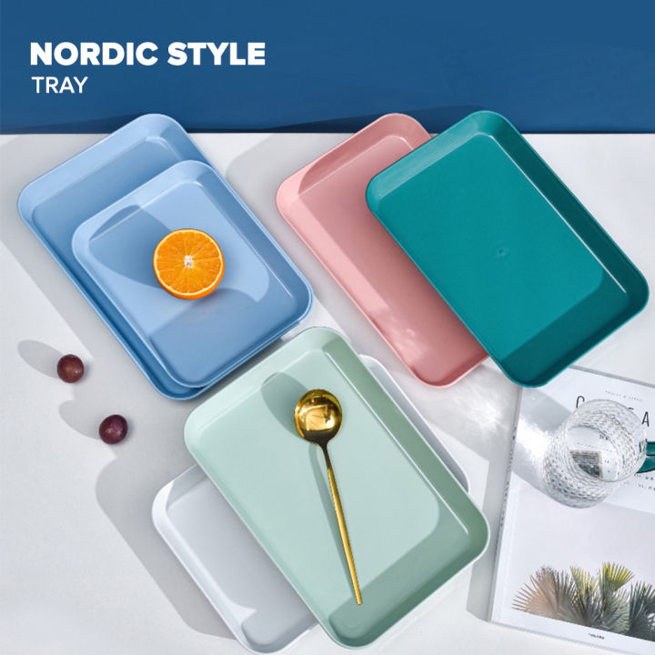 Food Platter Tray Serving Salad Snack Container Bread Plate Appetizer ...