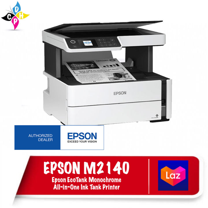 Epson EcoTank Monochrome M2140 All-in-One Ink Tank Printer | Lazada PH