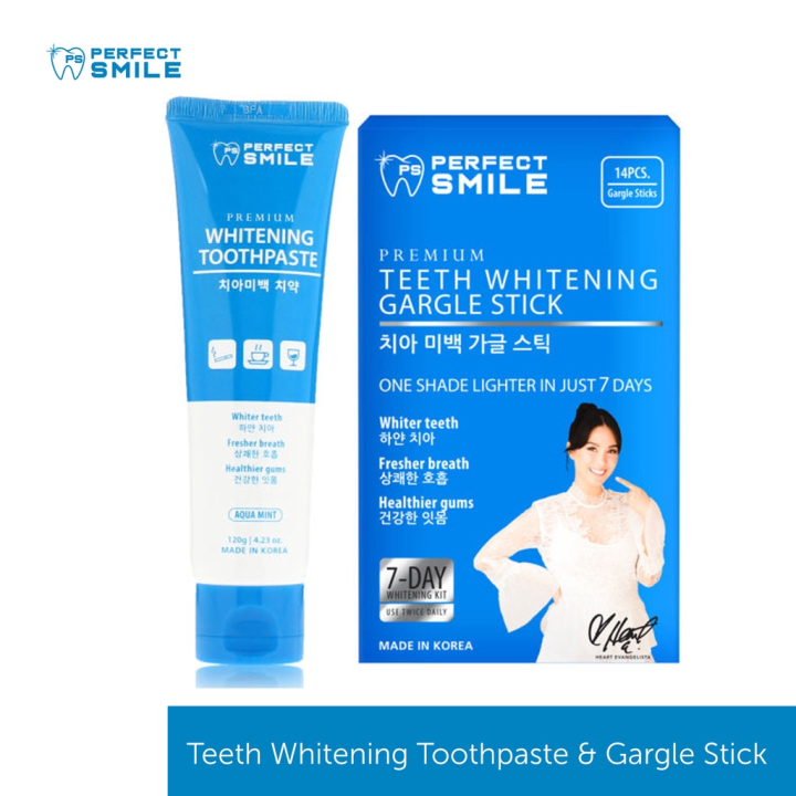 Perfect Smile Whitening Toothpaste 120g and Perfect Smile Whitening ...