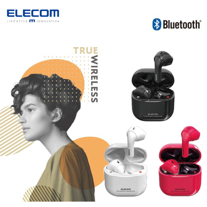 ELECOM Wireless Earbuds Bluetooth 5.0, Semi-Open Type, High-Fidelity AAC Compatible, Semi-Open ...