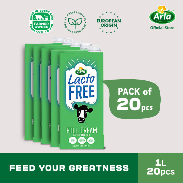 Arla Lactose Free Milk 1L 20-Pack | Lazada PH