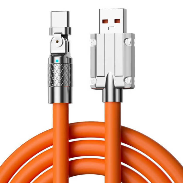 Intelligent Rotation USB C to USB A Cable 120W Rapid Charging ...
