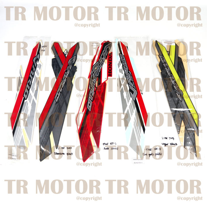 Stiker Motor Vario 125 2017 Sticker Striping Full Set Body Motor ...