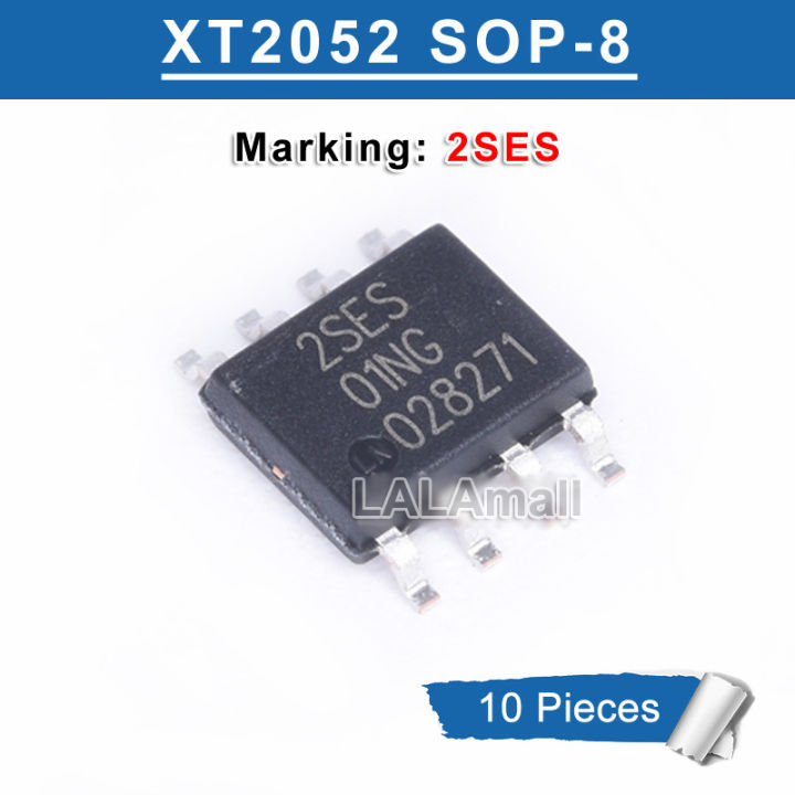 10pcs XT2052 Marking 2SES 01NG 01FA SOP-8 XT2052Y2ASR-G SOP8 SMD Power ...