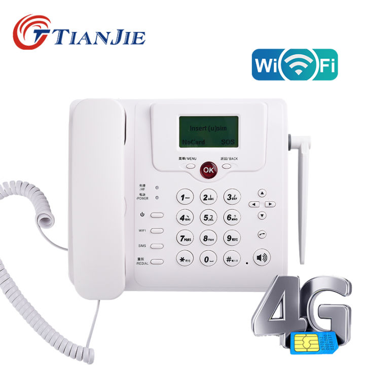 4G 3G GSM Voice Call VoLTE Router Wireless Fixed Telephone Landline ...